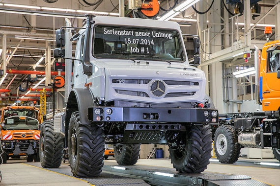 Neuer Unimog läuft vom Band