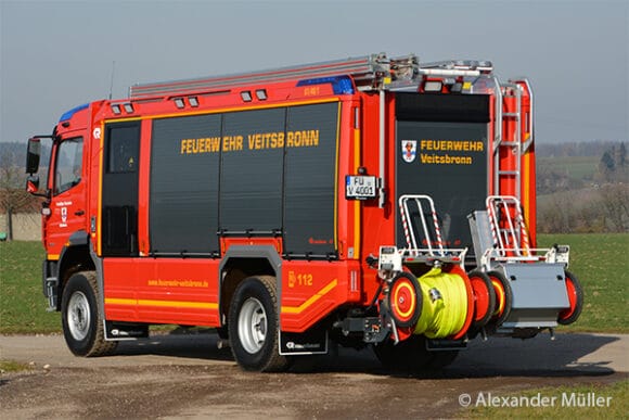 Rund 300 PS stark: HLF 20 von Rosenbauer
