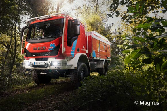 Neues Tanklöschfahrzeug 3000 Waldbrand von Magirus