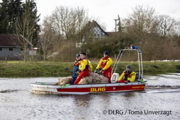 Größter Hochwassereinsatz der Geschichte in Niedersachsen: DLRG zieht Zwischenbilanz