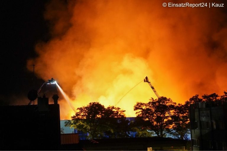 Feuer zerstört Freiburger Gewerbekomplex – bis zu 100 Mio. Euro Schaden